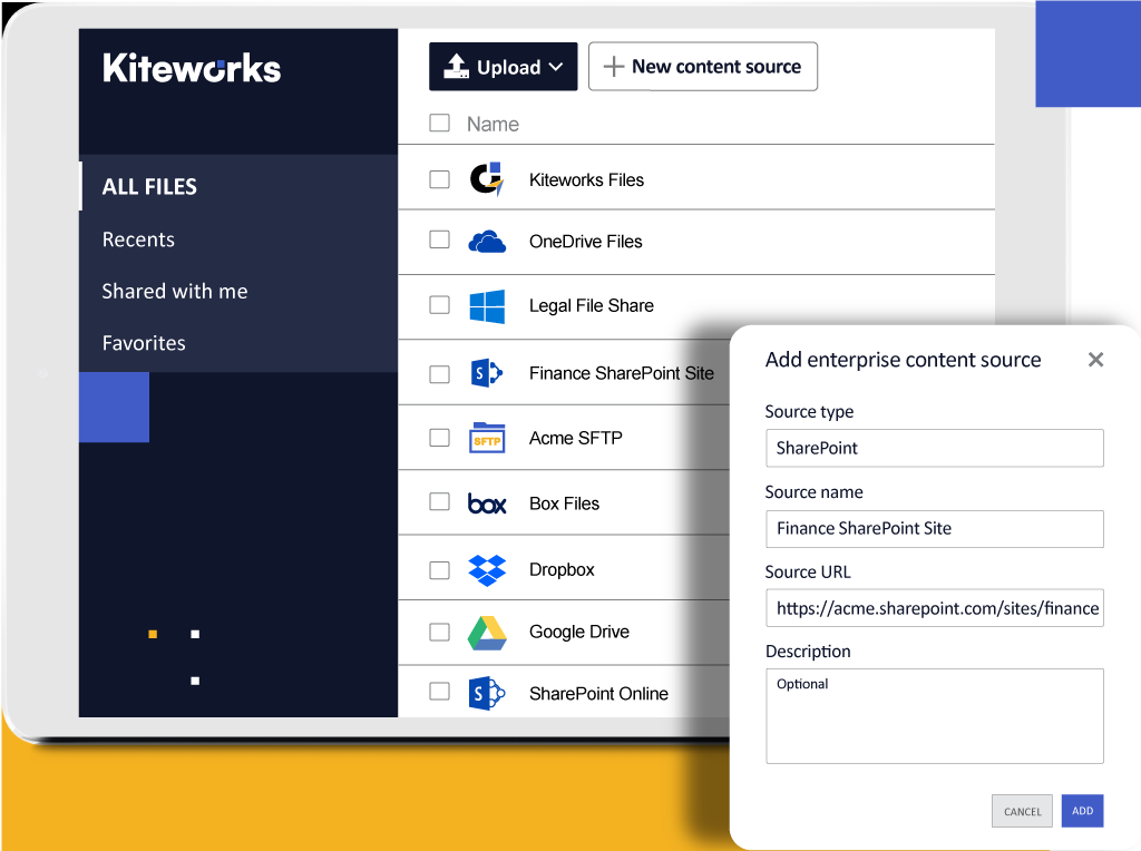 Connect to One Drive, Sharepoint, Google, and More to Ensure Protection and Tracking